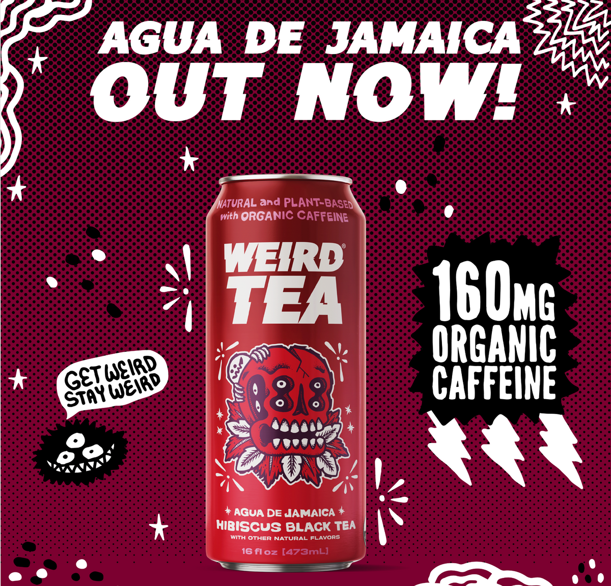 Agua de Jamaica Hibiscus Black Tea Now Available! – Weird Beverages