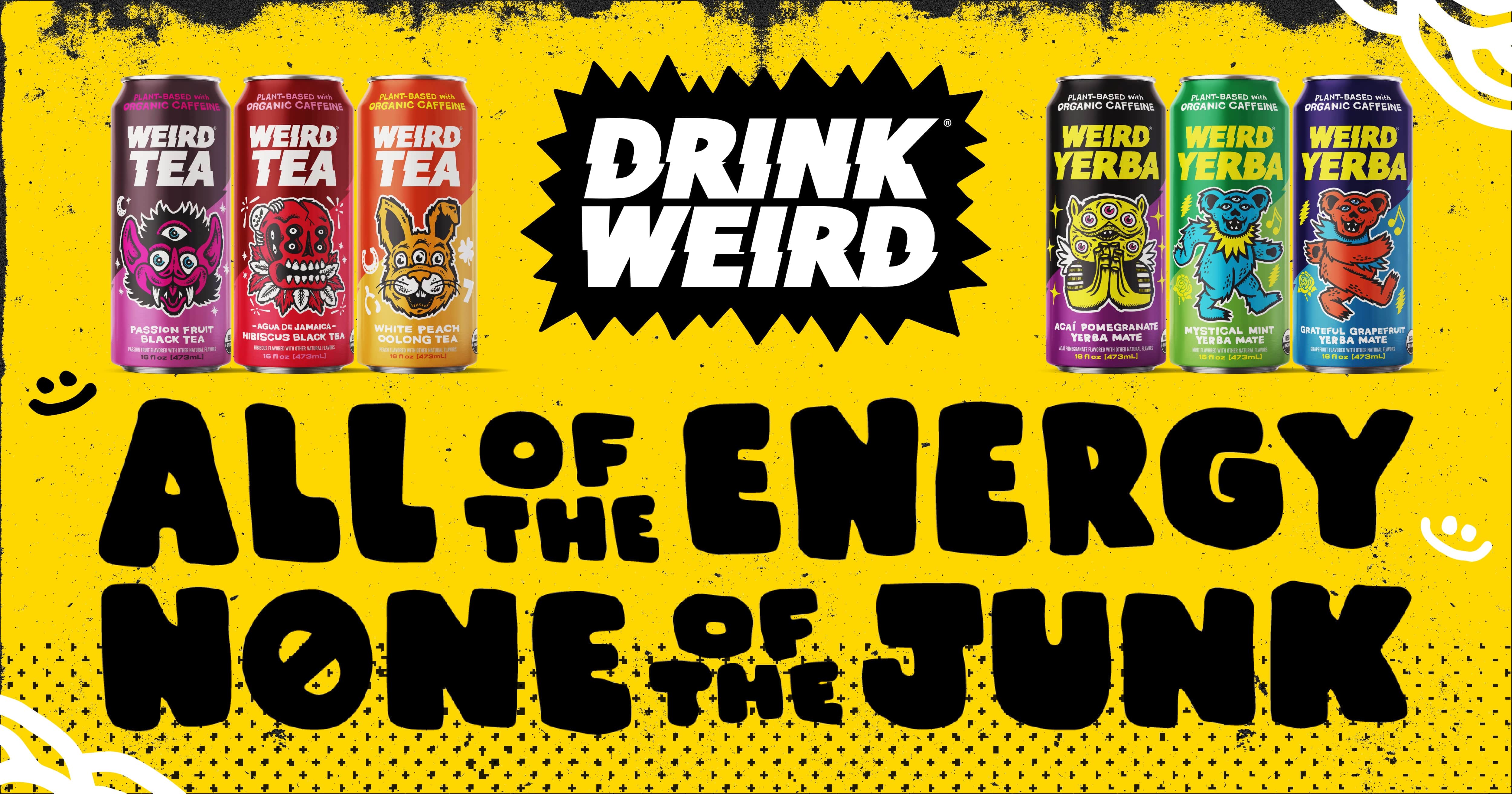 DRINK WEIRD | Organic Teas and Yerba Mate - Energy Drink Alternative ...