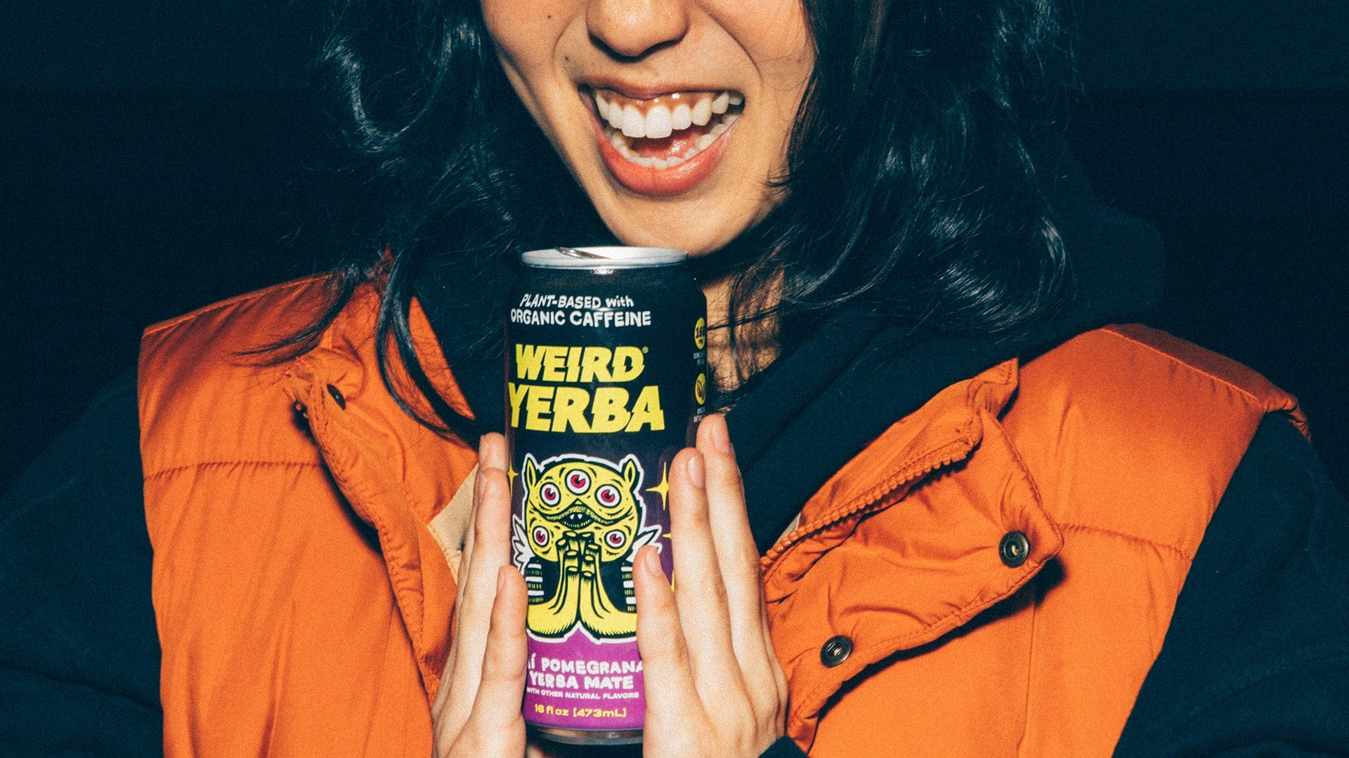 DRINK WEIRD - Organic Blue Pomegranate Acai Yerba Mate | 16oz 12 Pack ...