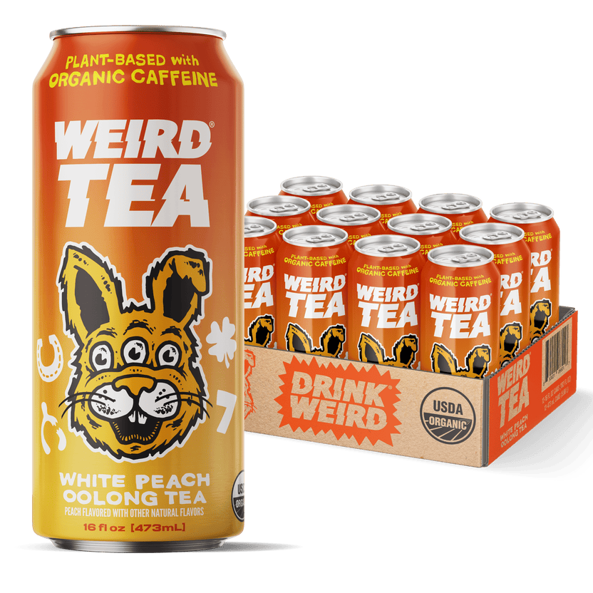 Drink Weird Organic Blue Pomegranate Acai Yerba Mate 16oz 12 Pack