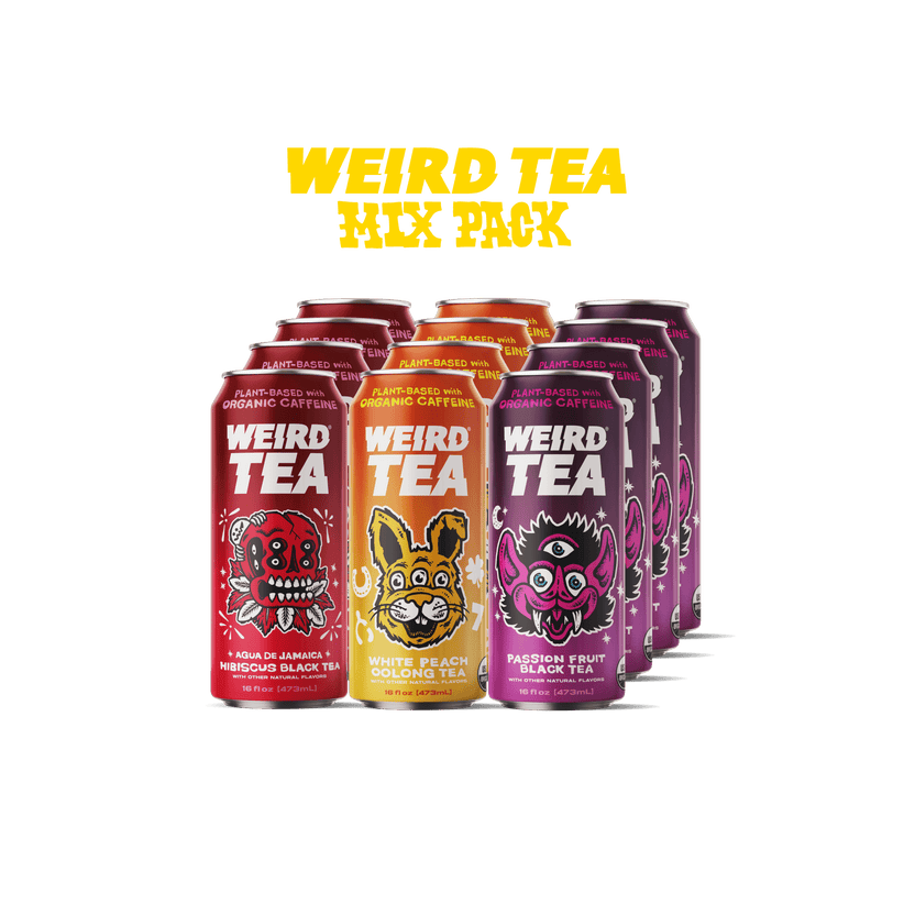 DRINK WEIRD - Organic White Peach Oolong Iced Tea – Weird Beverages